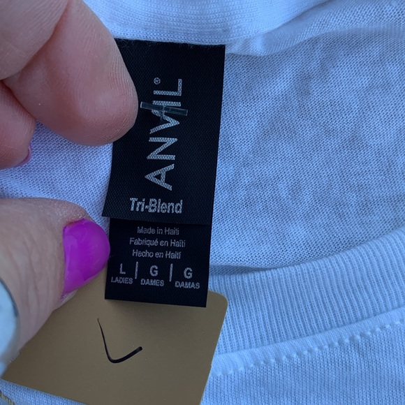 Anvil | Tops | Nwt V Is For Valentine Vodka White Tee Shirt Short ...